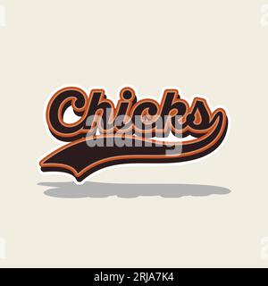 Chicken Premium Quality word logo illustration Stock Vector Image & Art ...