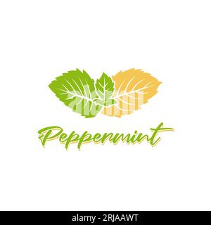 Peppermint Mint leaves logo design inspiration Stock Vector Image & Art ...