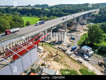 Grimma on the Mulde river new bridge Stock Photo - Alamy