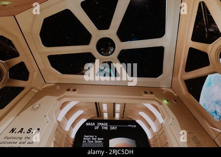 Nasa Image of the Day and a mock up of the International Space Station ...