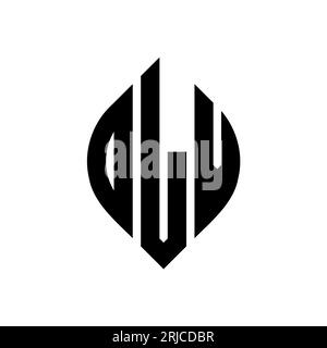 OLV circle letter logo design with circle and ellipse shape. OLV ...