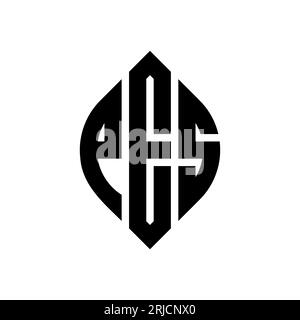 PES circle letter logo design with circle and ellipse shape. PES ...