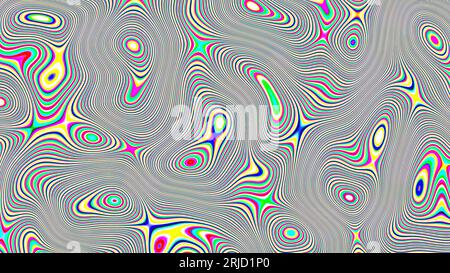 3d illustration colordul water pattern, texture. abstract chaotic pop ...