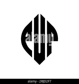 PVP circle letter logo design with circle and ellipse shape. PVP ...