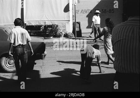 Mexico 1970s. Quadrupedal adult man human hand walking. Also known as ...