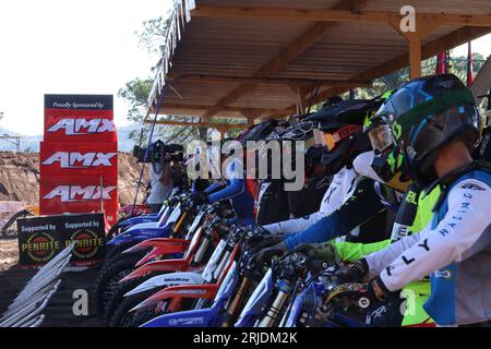 Pro Mx Motocross Start line in coolum Mx park Stock Photo - Alamy