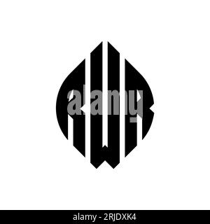 RWR logo. RWR letter. RWR letter logo design. Initials RWR logo linked ...