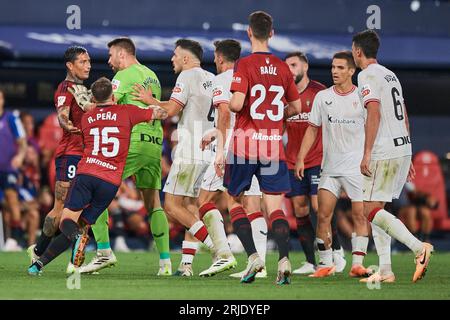 Chimy Avila of CA Osasuna during the La Liga match between Villarreal ...