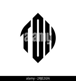 TDX circle letter logo design with circle and ellipse shape. TDX ...