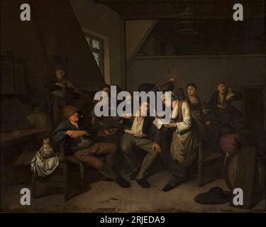 Scene at the inn.. mid 17th century. Bega Scene at the inn Stock Photo ...