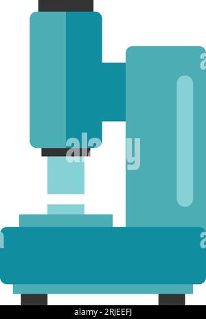 Blacksmith automatic hammer icon. Flat illustration of blacksmith ...