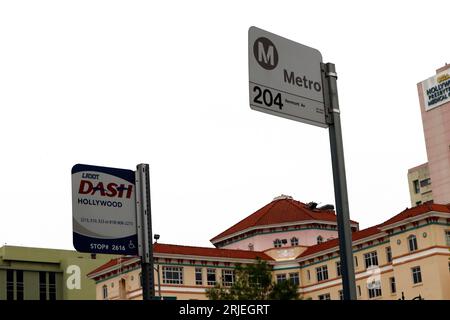 Los Angeles, California: Los Angeles LADOT Transit DASH and METRO Bus ...
