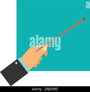 Hand holding laser pointer icon Stock Vector Image & Art - Alamy
