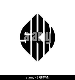 SKN logo. SKN letter. SKN letter logo design. Initials SKN logo linked ...