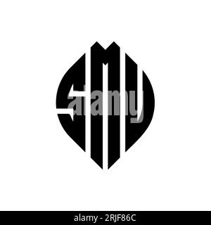 Letter SMU Logo, Three Letter Logo, Alphabet S M U Hexagon Shape Vector ...