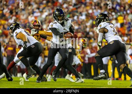 Washington Commanders quarterback Josh Johnson (14) in action during ...