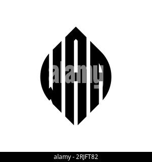 WAA circle letter logo design with circle and ellipse shape. WAA ...