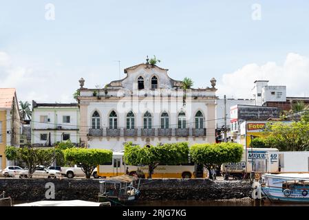 Valenca, Bahia, Brazil - January 10, 2023: View of the river Una that ...