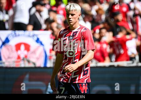 Hakon ARNAR HARALDSSON of Lille during the French championship Ligue 1 ...