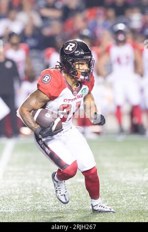 Ottawa Redblacks running back Devonte Dedmon (17) evades Montreal ...