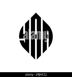 YAA circle letter logo design with circle and ellipse shape. YAA ...
