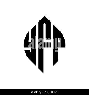 YFP circle letter logo design with circle and ellipse shape. YFP ...