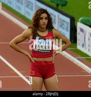 Budapest,HUN, 22 Aug 2023 Anna Cockrell (USA) (L) in action during the ...