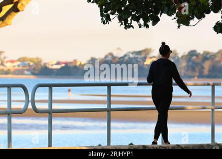 Random people walking away from the camera. No faces, sports, healthy ...