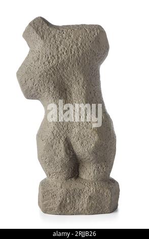Figurine in form of female body without head on white background Stock ...
