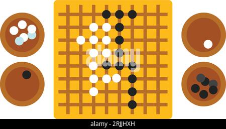 Go game board with stones icon Stock Vector Image & Art - Alamy
