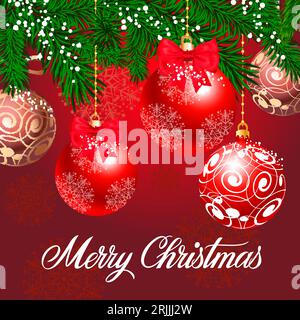 Multicolored Christmas Tree Balls Hanging on a Transparent Background ...