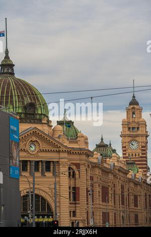 Melbourne city center landmarks, Australia Stock Photo - Alamy