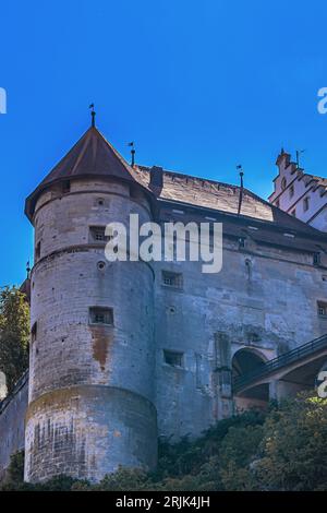 Hellenstein castle, Germany, Baden-Württemberg, Schwäbische Alb ...