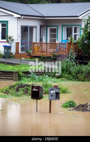 Flooding in Nelson, New Zealand August 2022 Stock Photo - Alamy