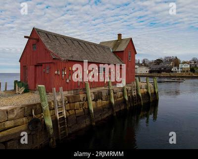 Motif number 1, fishing shack located in Rockport Massachusetts Stock ...