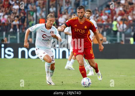Bryan Cristante of AS Roma during the match of 11th day of the Serie A ...