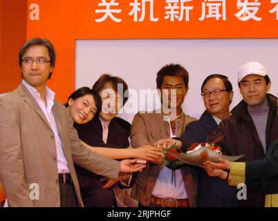 MICHAEL HUI, JACKIE CHAN, LOUIS KOO, ROB-B-HOOD, 2006 Stock Photo - Alamy