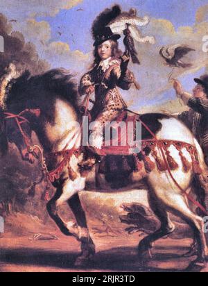 Louis XIV, King of France, Louis XIV as child getting after the death ...