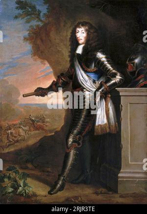 This 17th-century portrait by Justus van Egmont depicts Louis II de ...