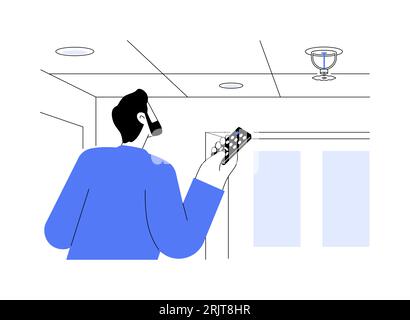 Smart sprinkler system abstract concept vector illustration Stock ...