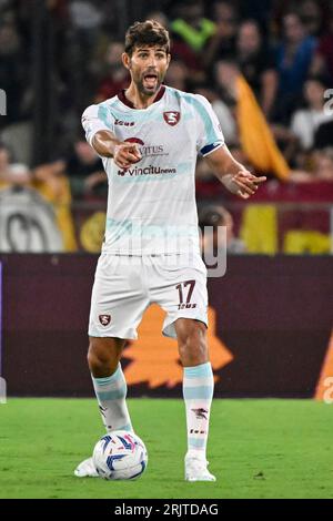 Federico Fazio of AS Roma during the Serie A match between Roma and ...