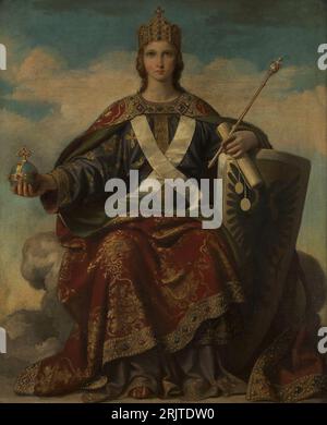 Allegory of power, 1859 Stock Photo - Alamy