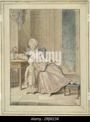 Peder Als’ first sketch of Queen Caroline Mathilde of Denmark and Crown ...