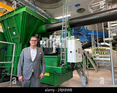 Stockholm, Sweden. 21st Aug, 2023. Joakim Karlsson, CEO and president ...