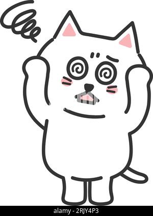 Panic icon cartoon vector. Anxiety stress. Mental attack Stock Vector ...