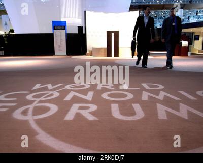Emblem of the WEF (World Economic Forum) in Davos Stock Photo - Alamy