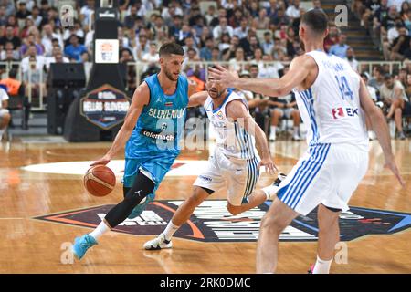 Aleksej Nikolic (Slovenia National Team) against Greece Stock Photo - Alamy