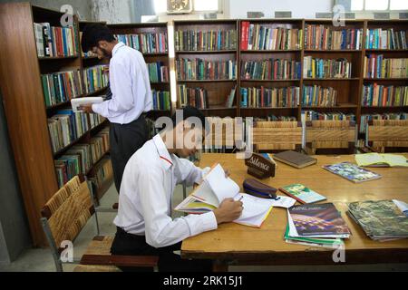 Pakistan Student at a library in Islamabad Pakistan Stock Photo - Alamy