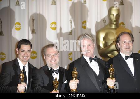 Eric Barba, Steve Preeg, Burt Dalton and Craig Barron with the ...