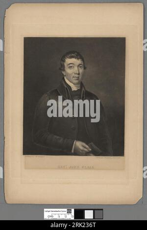 Revd. John Elias 1840 by William Roos Stock Photo - Alamy